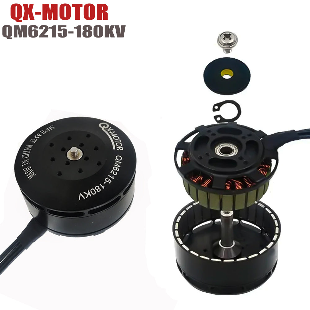 QX-MOTOR QM6215 180KV Brushless Motor CCW / CW compatible 2255 /2388 P ...