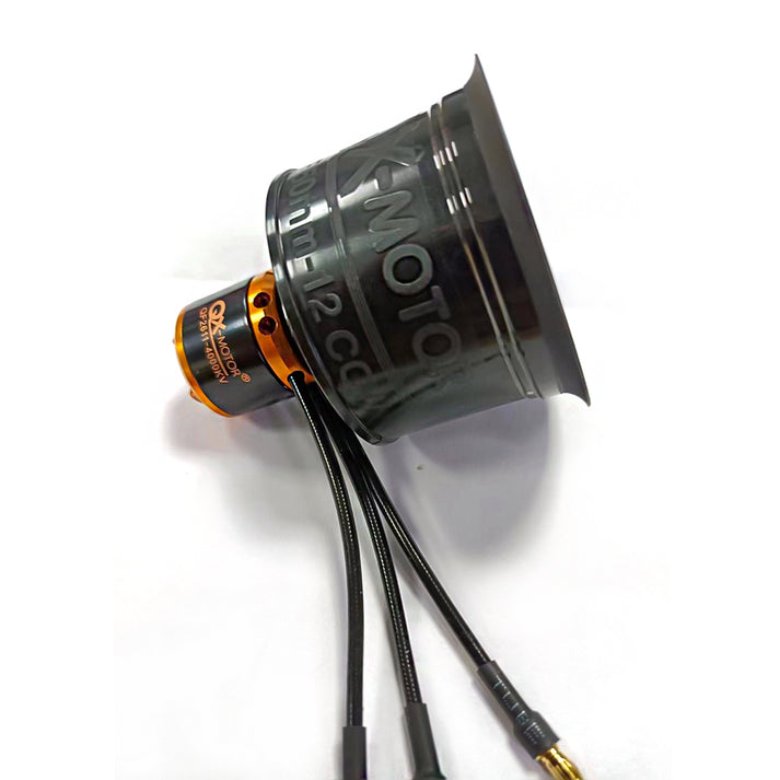 QX-motor 50mm EDF 12 blades Ducted fan CW CCW with QF2611 Brushless mo ...
