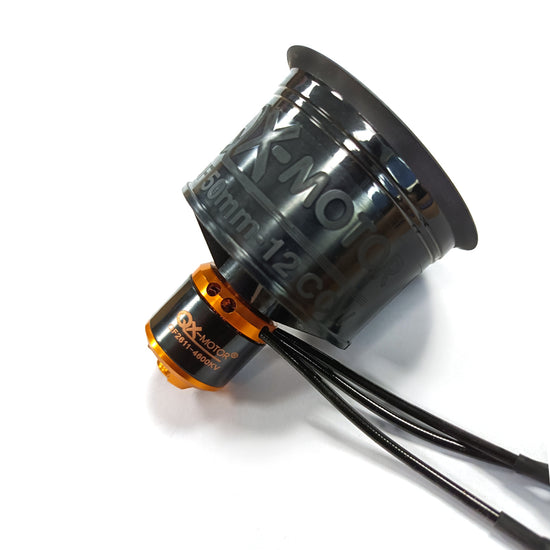 QX-motor 50mm EDF 12 blades Ducted fan CW CCW with QF2611 Brushless mo ...