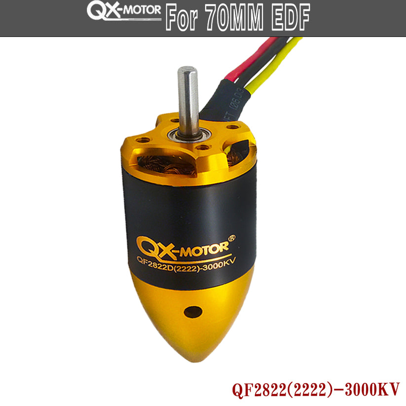 QX-Motor QF2822-3000KV Brushless Motor for 70mm EDF Ducted Fan 6 Blade